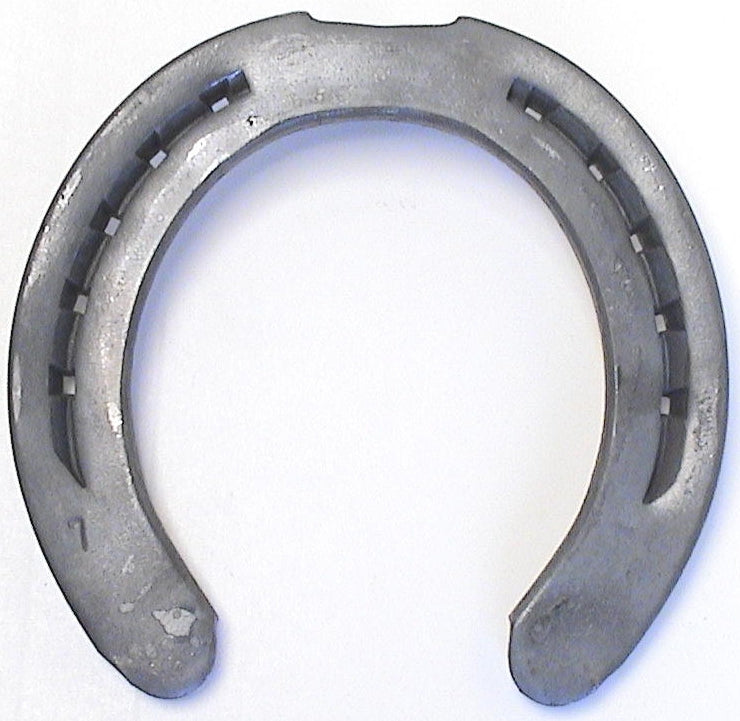 Kerckhaert 1/2" Draft Clipped #5 Front Horseshoe – Anvil Brand