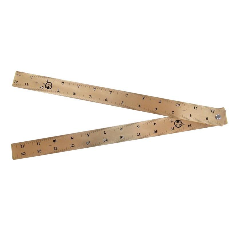 24" FootPro Brass Ruler | Anvil Brand