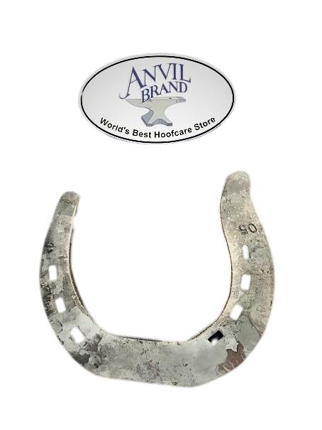 Die 4 Hind 3/8" Scotch Bottom #0.5 Flat Horseshoe – Anvil Brand
