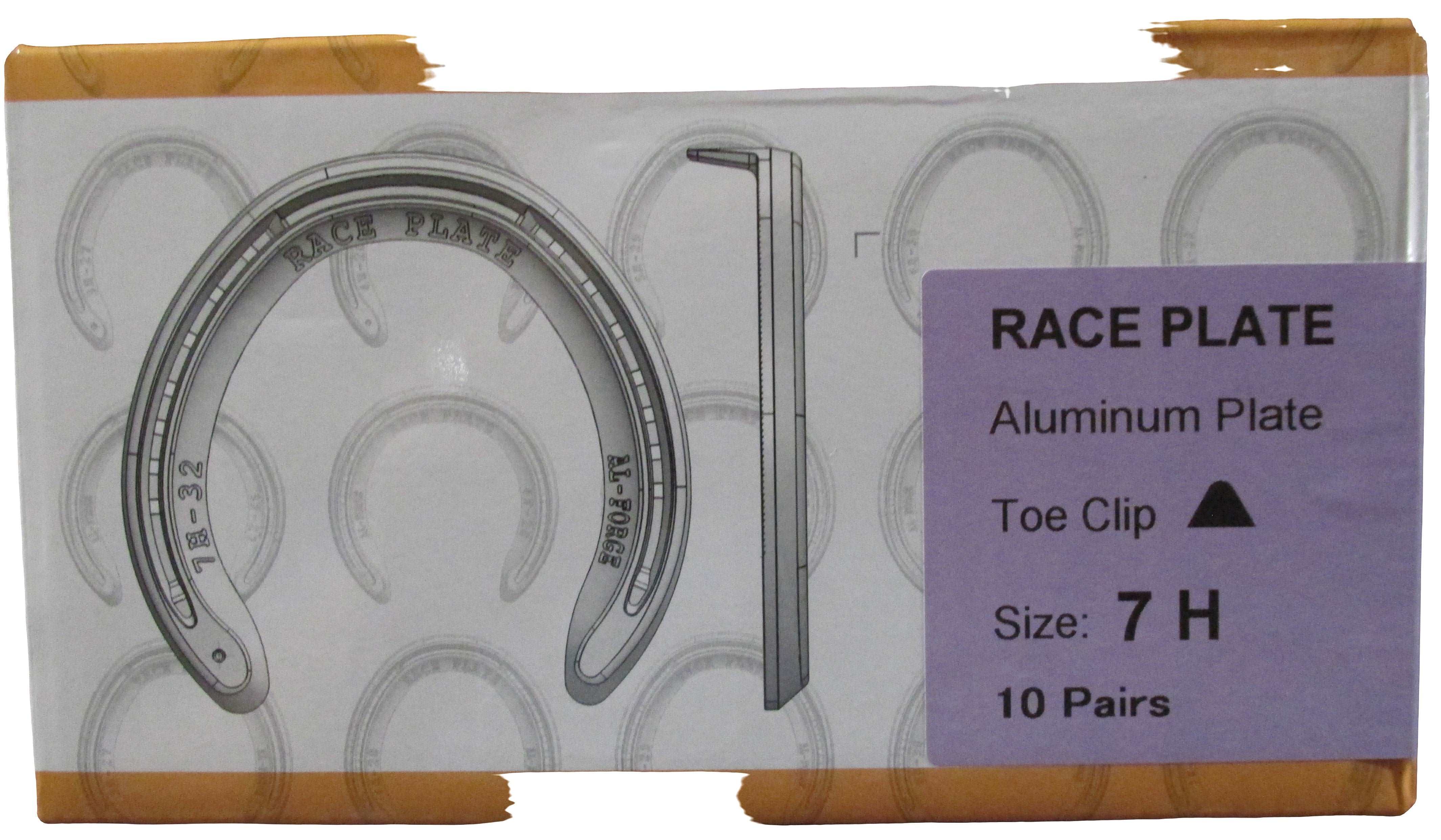 AB Aluminum Racing Plate #7 Hind Horseshoe – Anvil Brand